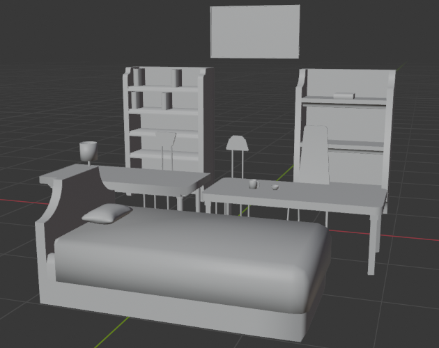 Simple 3D Bedroom Asset Pack Set 1 By Dawn To Dusk Games Simple 3D Bedroom Asset Pack Set 1 By Dawn To Dusk Games