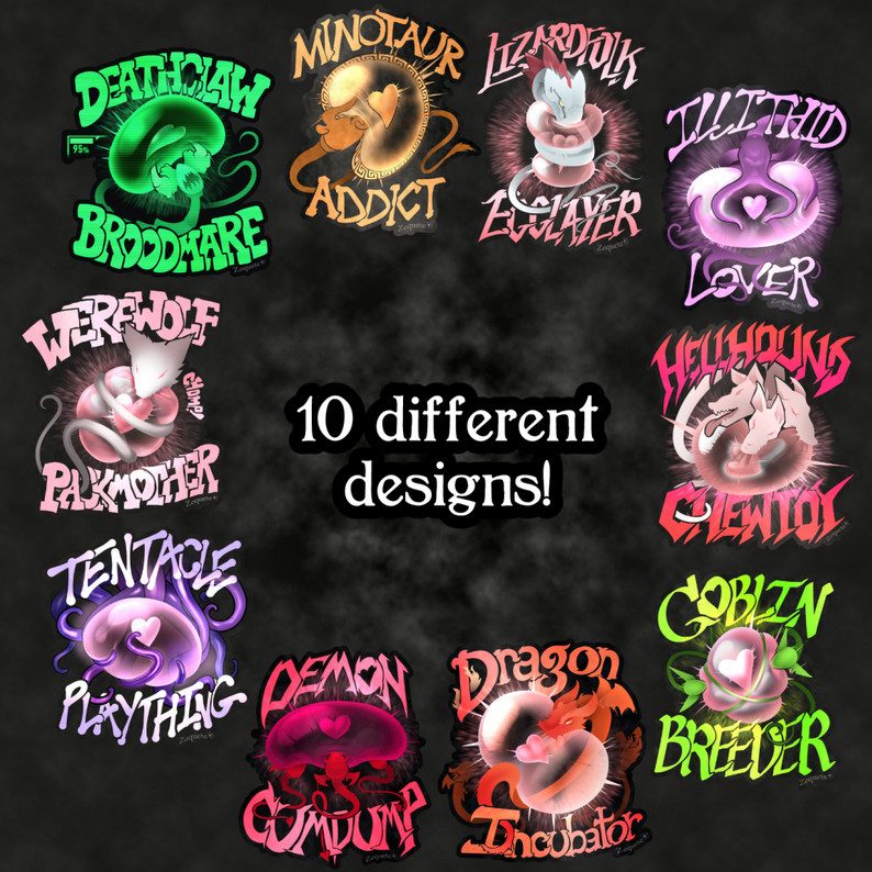 Interspecies Breeding Sticker Pack by Zoquete