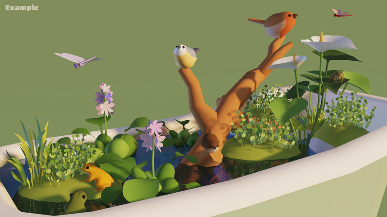 Free Lowpoly Pond Kit by AssetQuest