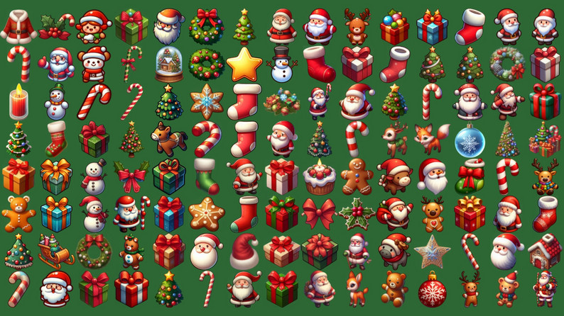 Christmas Theme 500+ Sprites by FortressSide