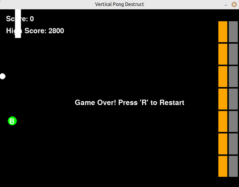 vertical pong destruct by Oscar Monteiro