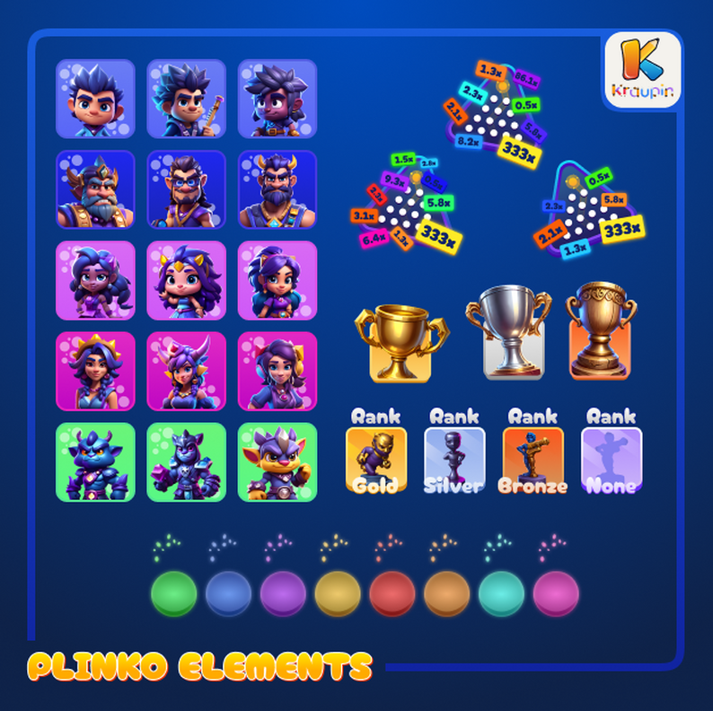 PLINKO: BIG UI PACK by Kraupin - UI Designer