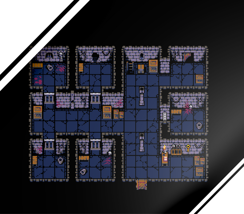 Fantasy RPG Tileset: Dungeons 16x16 by Electric Lemon