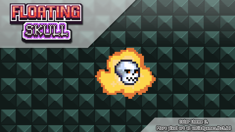 Floating Skull Enemy by unTied Games