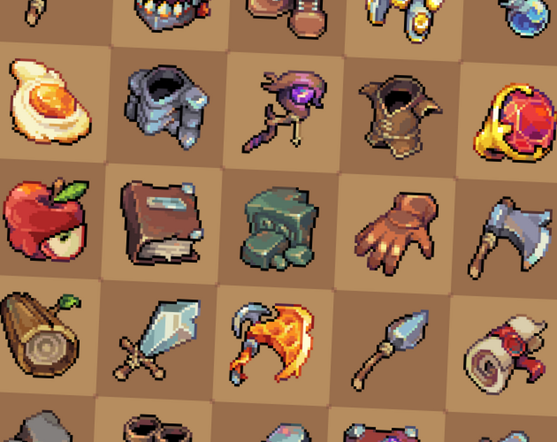 150+ 32x32 Classic RPG Items by RunninBlood