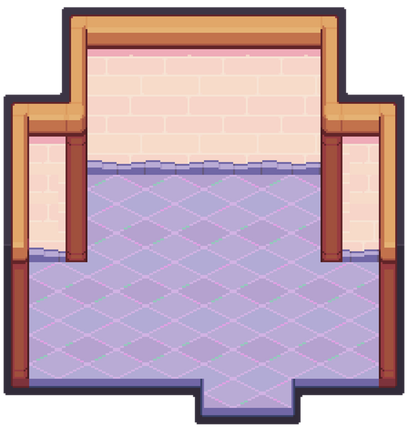 2D Pixel Art Interior Pack: Fantasy House by Shimmy