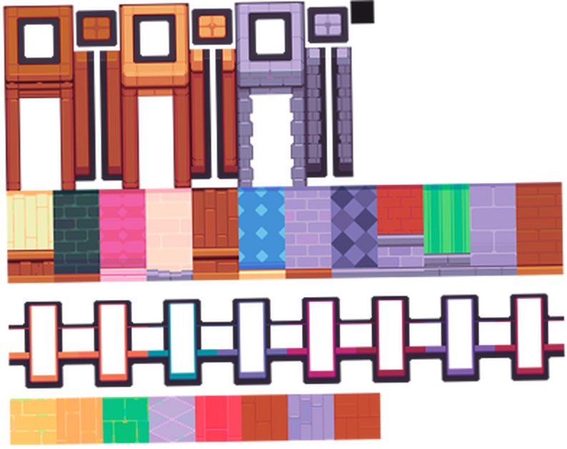 2D Pixel Art Interior Pack: Fantasy House by Shimmy