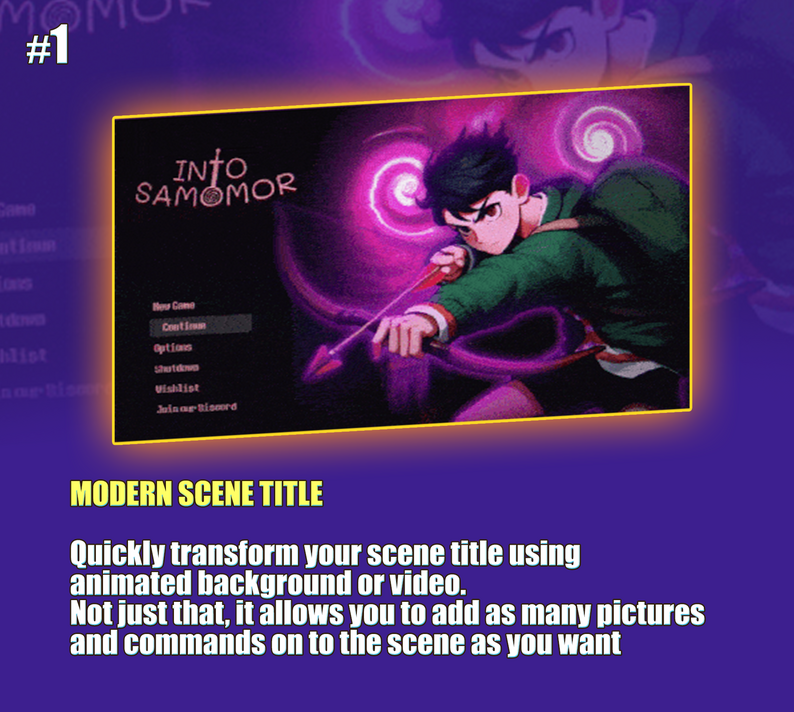 Scenes Bundle - RPG Maker MZ plugins by Sang Hendrix