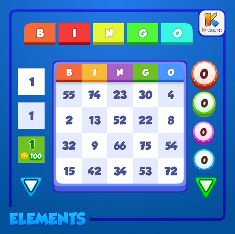 BINGO UI PACK by Kraupin - UI Designer