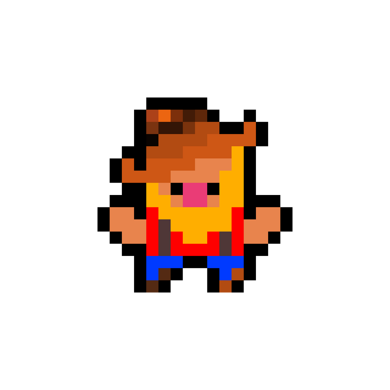 Farmer Sprite with animation free by Spectrecz