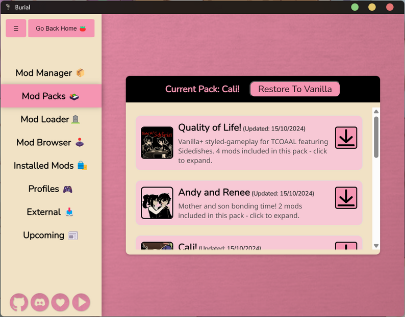 Burial (TCOAAL Mod Manager) by zoey (kleineluka)