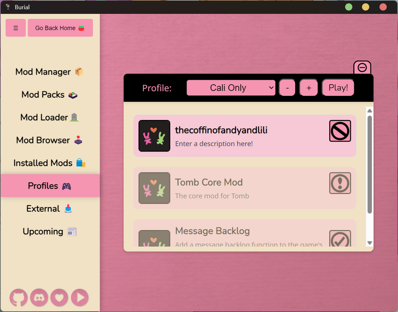 Burial (TCOAAL Mod Manager) by zoey (kleineluka)