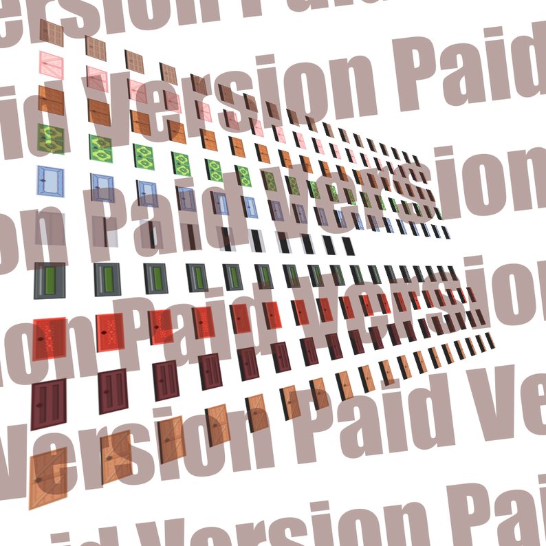 Simple 2D Pixel Doors by Bazelico