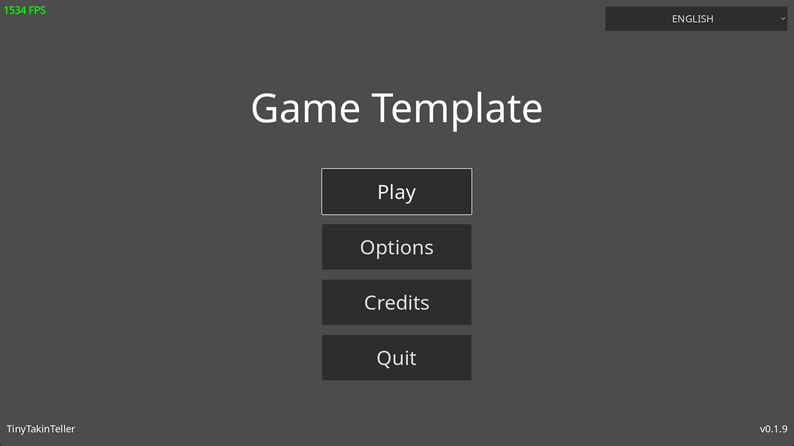 Takin the Godot Game Template by TinyTakinTeller
