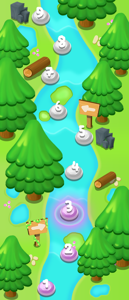 VERTICAL 2D GAME LEVEL MAP by MarwaMJ