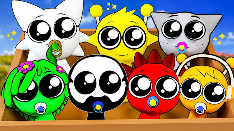 Sprunki Babies SB3 FILE FOUND by Jamibes