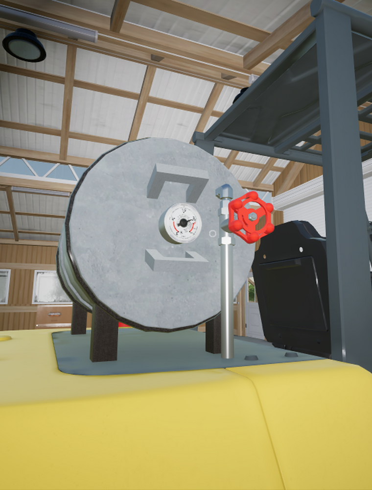 Hyster S40 Propane Forklift by Steiger 715 Modding