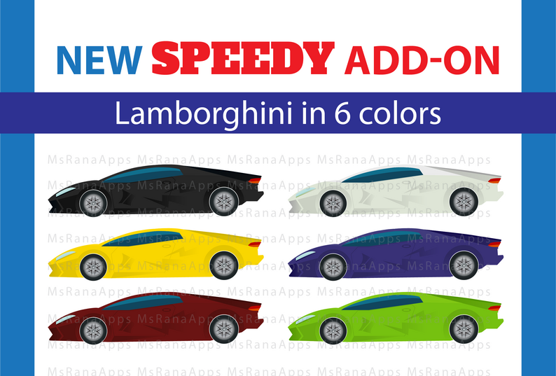 2d Cars Game Asset Sprites by MsRanaApps