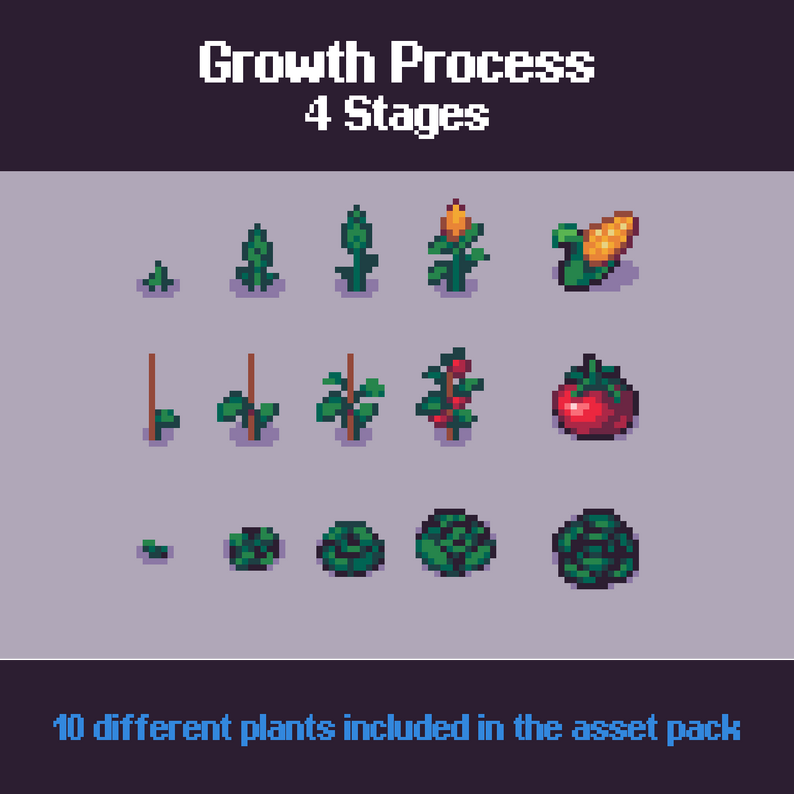 Pixel Farm COMPLETE PACK - Pixel Art Assets for Farming Sim by Pixels ...