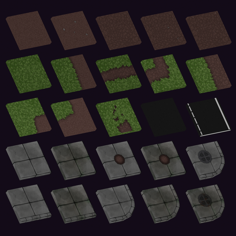 PSX Mega Texture Pack - Pixel Art Survivor by DioPieretti