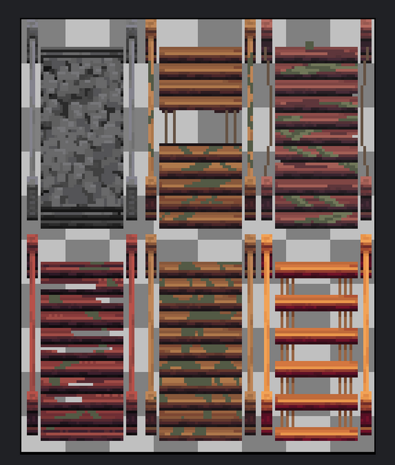 PIXEL ART BRIDGES PACK by ARWE7