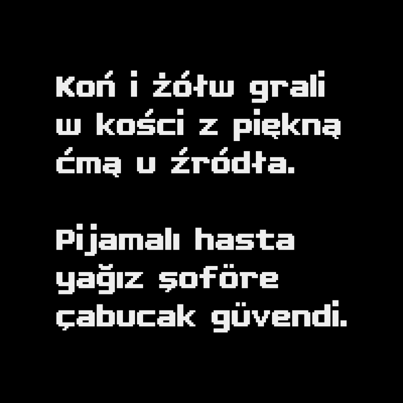 Pixel Font - XERXES by somepx