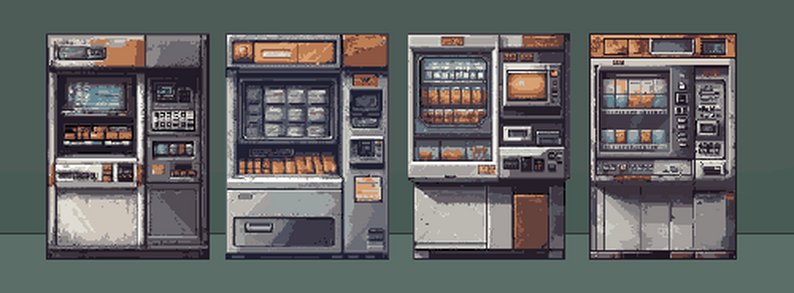 Fantasy Vending Machine by harusha