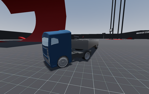 Gharial Truck on duty! - Godot MAdvanced Vehicle System (M.A.V.S) by Gidan