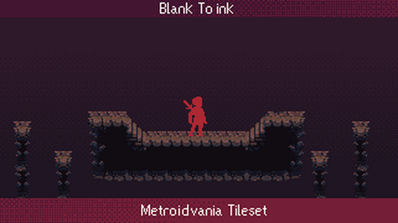 Free Metroidvania Tileset - Pixel Art 🕹️ by BlankToInk