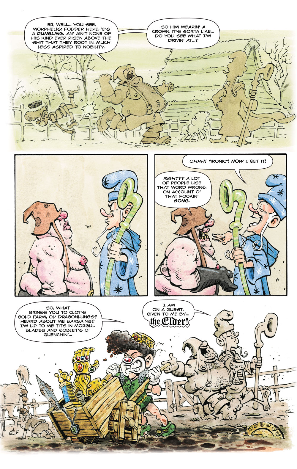 Deep Fried: The Hero's Journey #4 by Jason Yungbluth, Death Ray Graphics