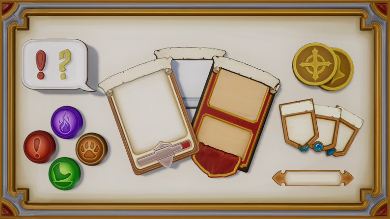 Stylized Card Game Assets by Typhen