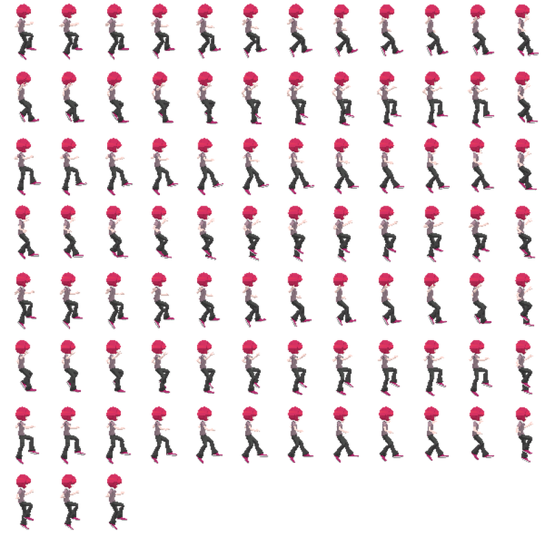 Arunika: 2D Platformer Female Sprite Pack by madasyauqy