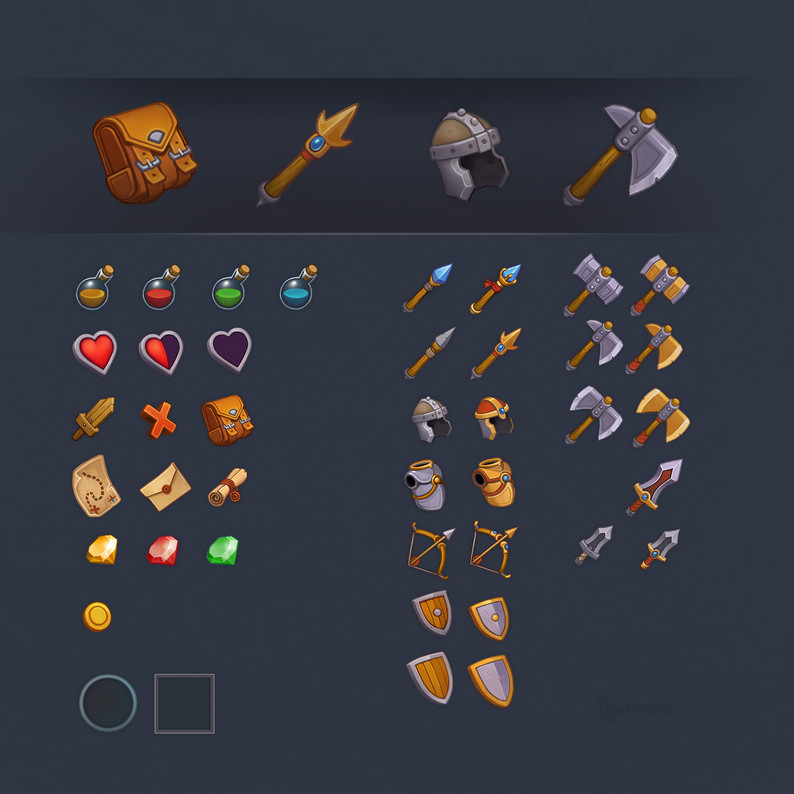 Fantasy Icon Pack by Ravenmore