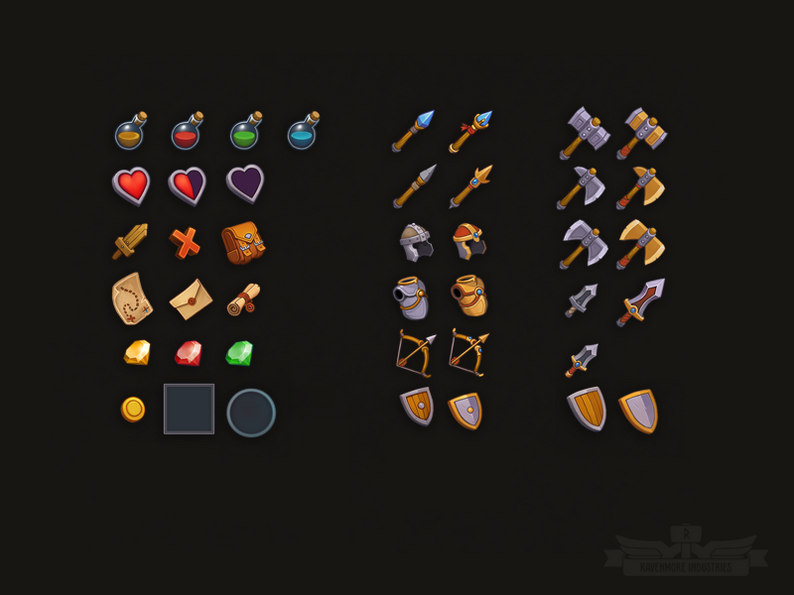 Fantasy Icon Pack by Ravenmore