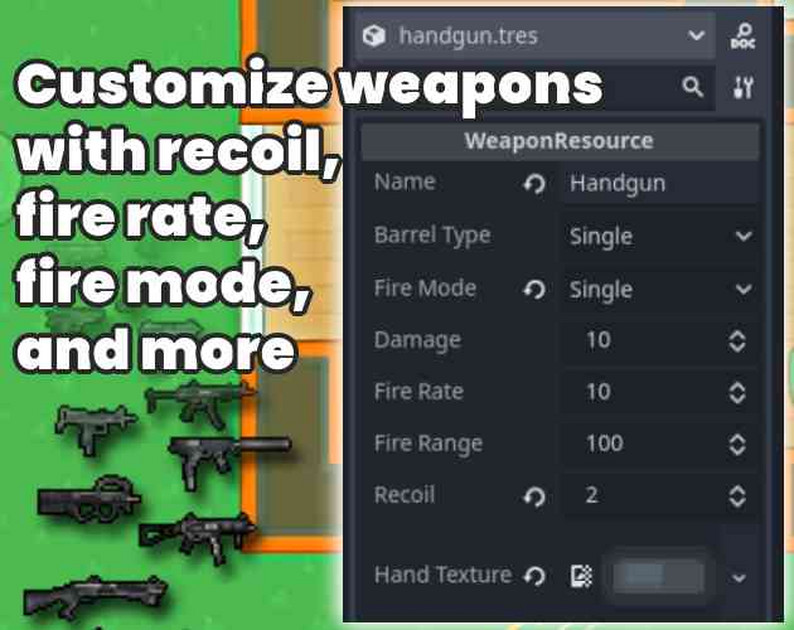 2D Top-Down Shooter Engine | Template for Godot 4 by async.io