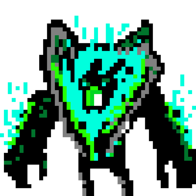 Flaming Rock Boss - 2D Pixel Art by CamkoalatiXD