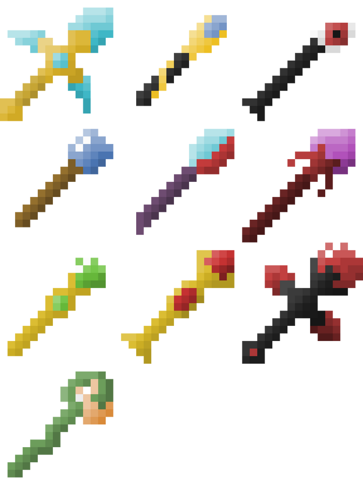 40 Sprites of Weapons for your RPG Game by Dafman
