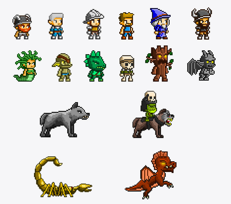 Pixel World Game Kit 2 by Mobile Game Graphics