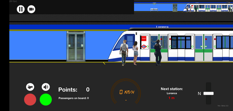 Metro Madrid 2D Simulator by Metropolitan Dev,