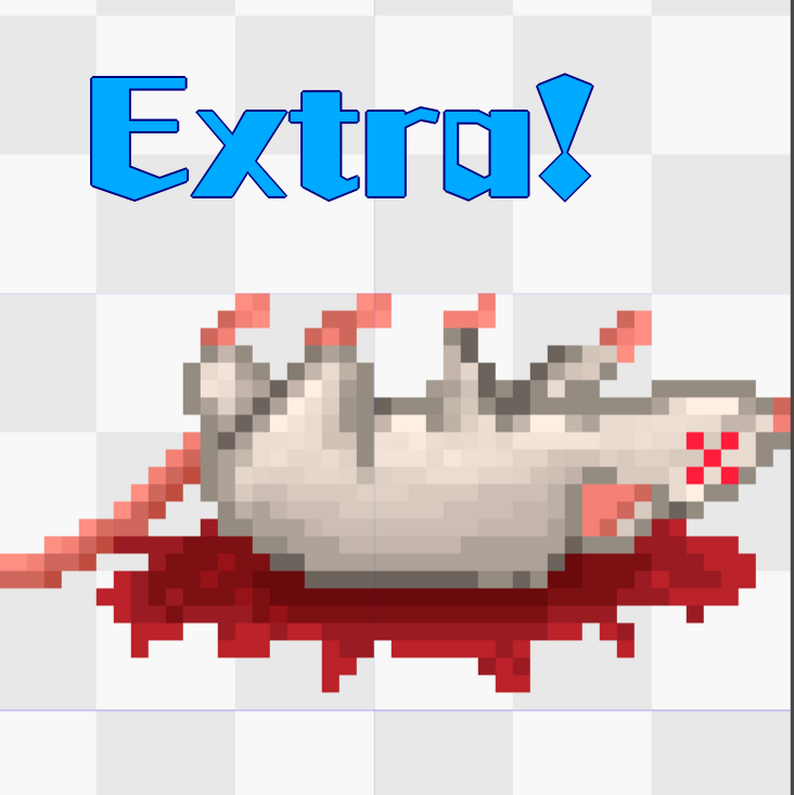 RATS!- 4 colors of Rat sprites 48*48, walking, standing, and dead! by Micax