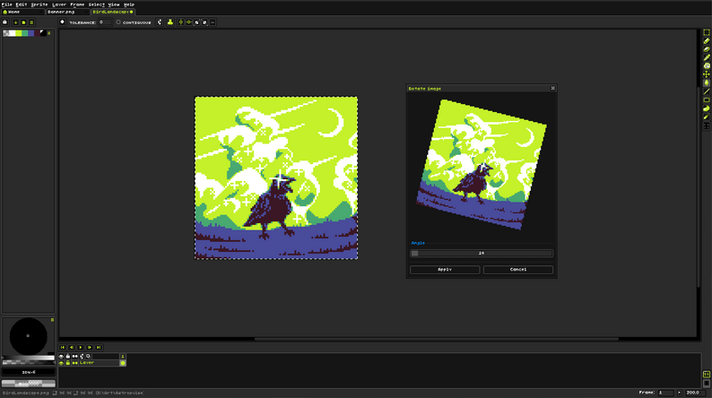 Clean Rotate for Aseprite by Astropulse