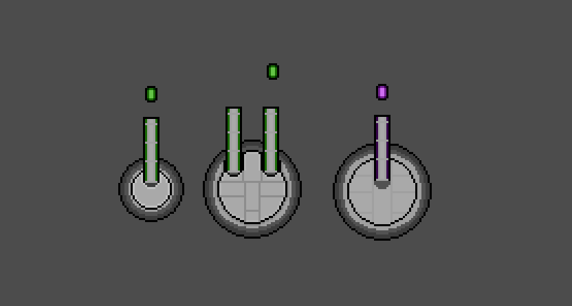 Sci-fi Turret Sprite Pack by Felmir Productions