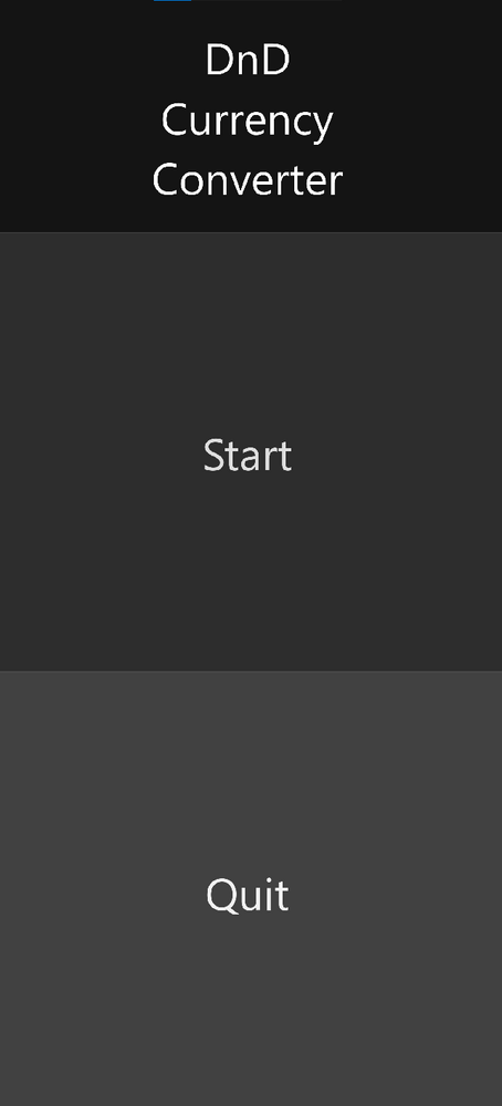 Simple DnD Coin Converter by krysscampo