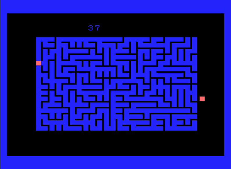 Maze 80 (MSX) by Keith Erickson by BASIC 10Liner