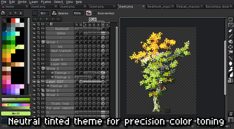 Aseprite - UIone Custom Graphical User Interfaces by TLiaD_Kristofer ...