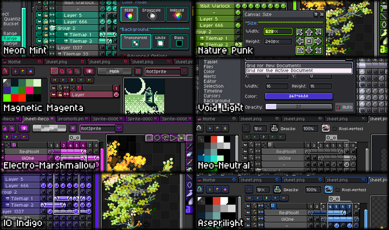 Aseprite - UIone Custom Graphical User Interfaces by TLiaD_Kristofer ...