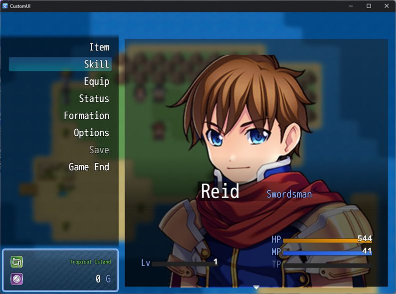 [RPG Maker] WYSIWYG UI Editor - Main Menu by Aerosys