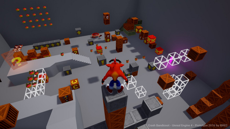 Crash Bandicoot - Unreal Engine 4 - PROTOTYPE 2016 by IBREC