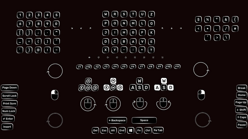 Classic User Interface Keyboard by New Horizon Creators