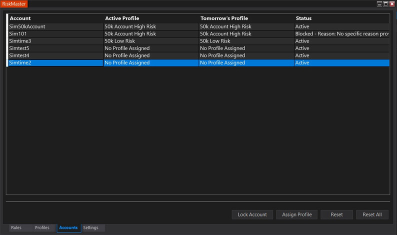 RiskMaster - Ninjatrader 8 Risk Management Tool by RiskMaster